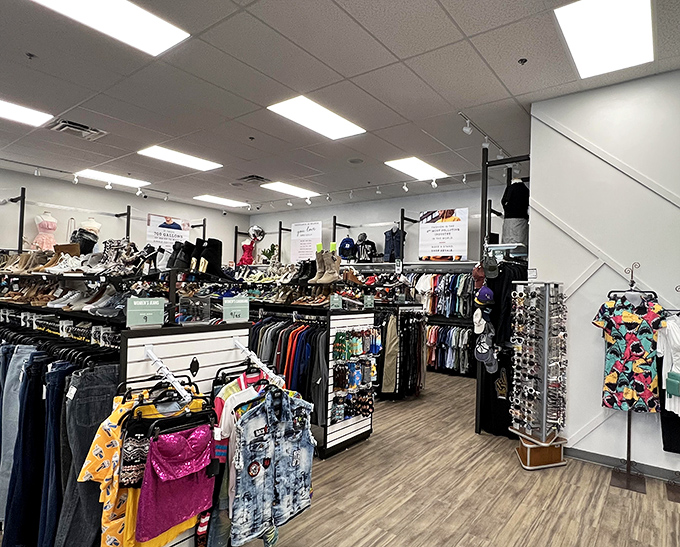 Inside reveals a boutique-like layout where designer finds await at prices that won't require a second mortgage.