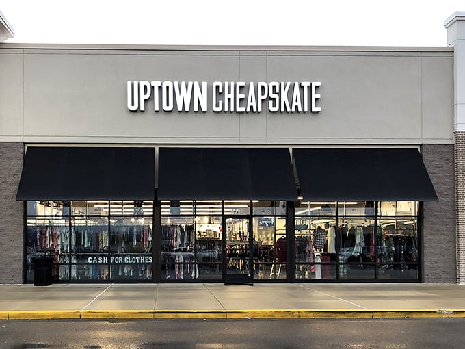 Those window displays promise fashion finds that won't require a second mortgage. 