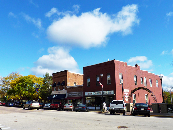 Main Street Waupaca feels like stepping into a Norman Rockwell painting where neighbors still wave and coffee tastes better.