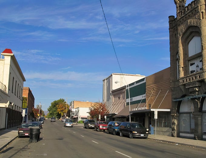 Historic brick buildings line Weiser's downtown, where local shops offer prices that make city folks do a double-take.