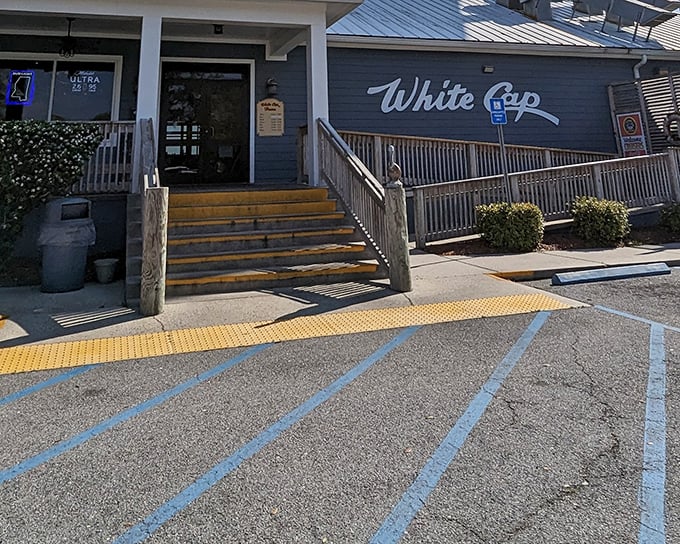 Sometimes the best treasures hide behind the simplest doors - like this coastal gem waiting to surprise you.