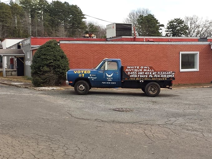 That vintage blue truck isn't just decoration &ndash; it's the perfect mascot for this Mt. Pleasant treasure trove of memories and memorabilia.