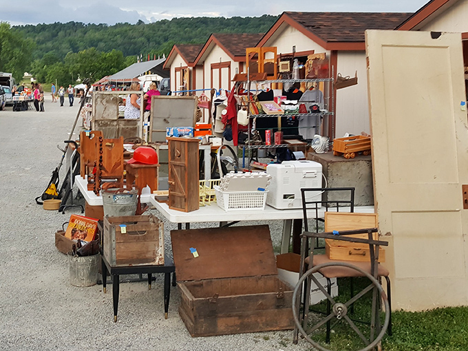 Every booth tells a story - vintage finds and forgotten treasures waiting for their next adventure.