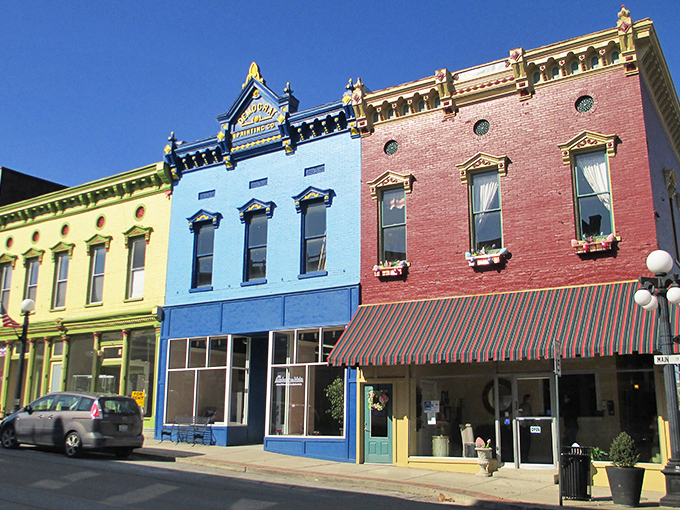 Those colorful Victorian buildings aren't just pretty - they're proof that charm doesn't require champagne budgets.