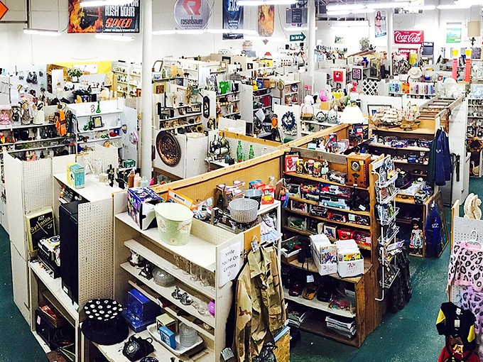 Every aisle tells a story in this wonderland of collectibles, antiques, and delightful surprises.