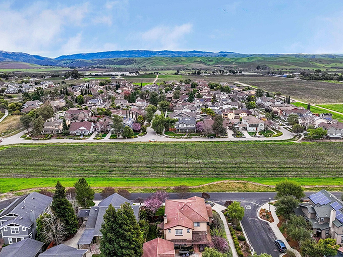 From above, California's neighborhoods often look like this&mdash;but in Dunsmuir, these homes come without the coastal premium pricing that requires selling a kidney.