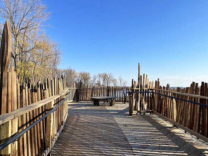This boardwalk knows all your secrets and still invites you back for another sunset stroll.