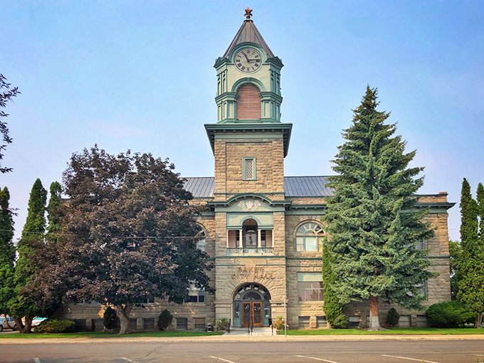 This isn't just a pretty clock tower&mdash;it's Baker City Hall, where municipal business happens in a building that looks like it belongs on a postcard.