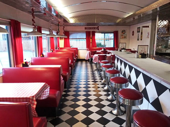 Those cherry-red booths aren't just seating&mdash;they're front-row tickets to the greatest show on earth: authentic American diner cuisine.