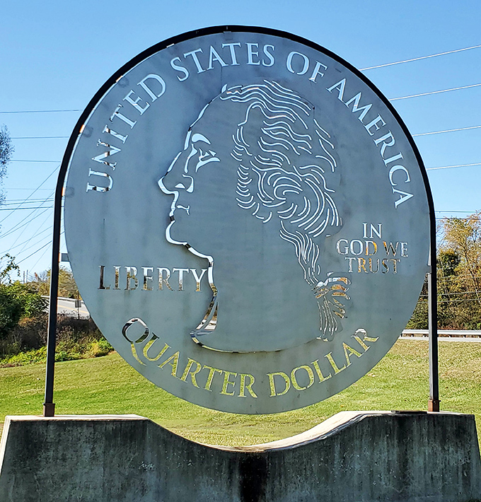 Every detail of our founding father's face meticulously crafted at superhuman scale. Liberty never looked so liberating!