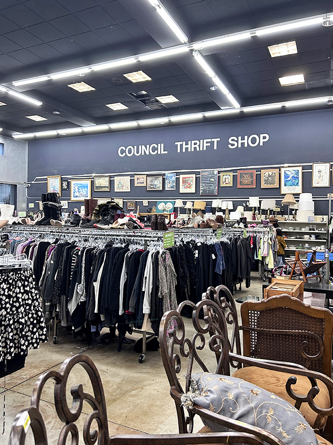 Fashion archaeology at its finest. Racks upon racks of potential wardrobe upgrades await the patient explorer willing to dig for designer gold.