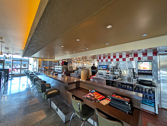 The counter seating offers front-row tickets to the culinary choreography&mdash;where short-order cooking becomes performance art worth applauding.