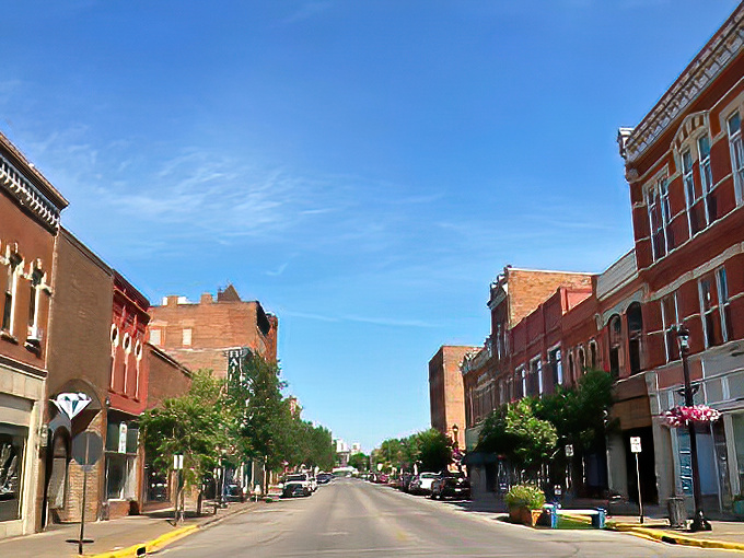 Third Street stretches into the distance, lined with brick buildings that have witnessed generations of Winonans living well without breaking the bank.
