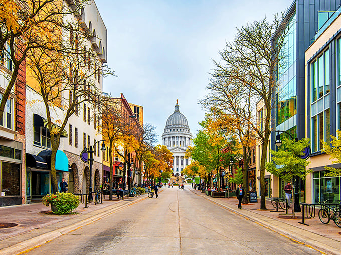The grand dome rises at the end of Main Street like a dignified host, welcoming you to Madison&rsquo;s timeless Southern grace.
