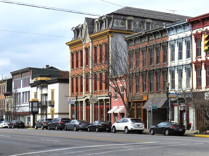 The Ohio River curves around Madison like it's protecting something precious, which, honestly, it kind of is.