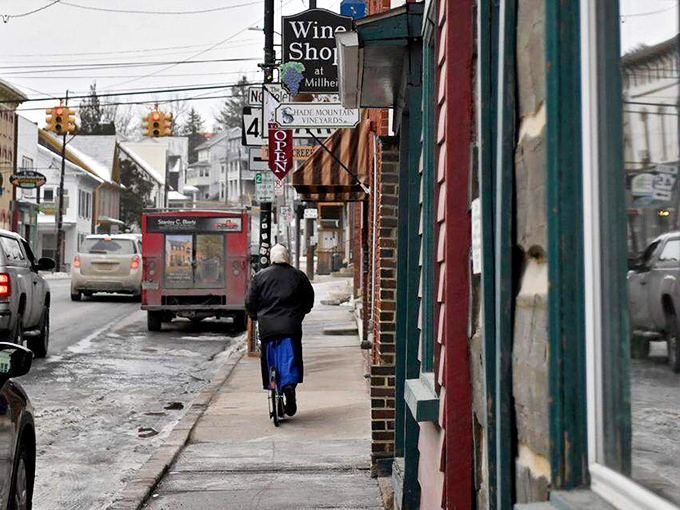 Where Amish buggies and modern life coexist in perfect harmony &ndash; Millheim's downtown invites you to slow down and stay awhile.