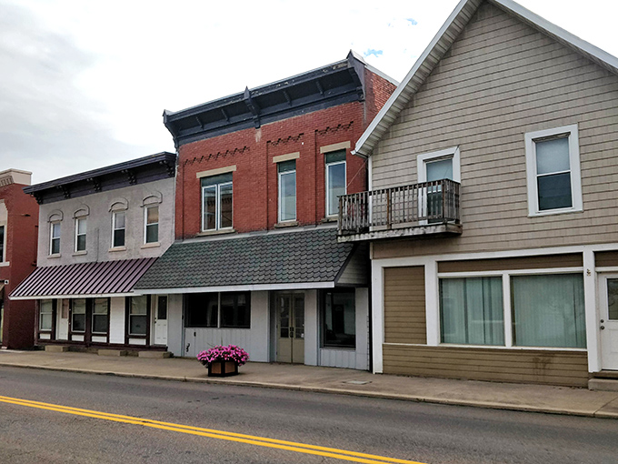 These historic brick buildings have witnessed more town gossip than a century of barbers. Each weathered cornice tells a story worth hearing.