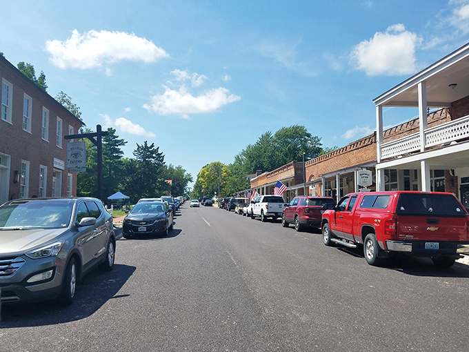Summer in Arrow Rock brings out the cars, the shoppers, and that small-town magic that Hallmark movies try desperately to recreate.