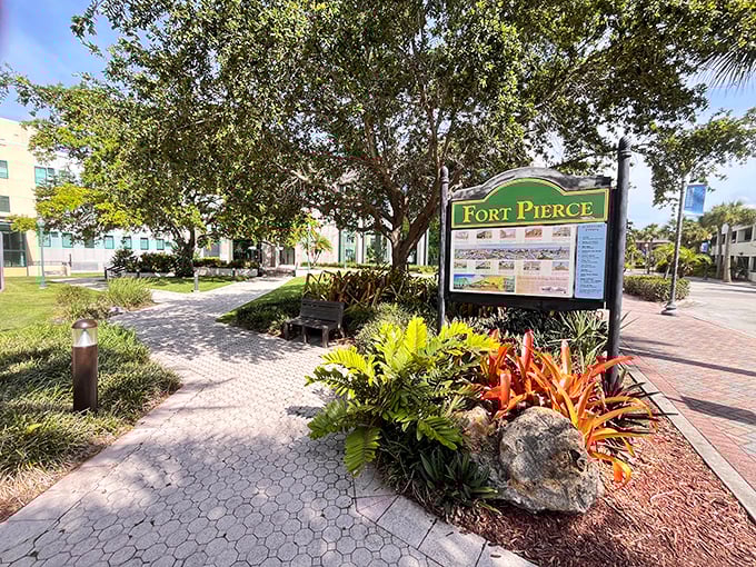 Fort Pierce welcomes visitors with lush landscaping and clear signage&mdash;no neon-lit tourist traps here, just genuine Florida charm waiting to be discovered.