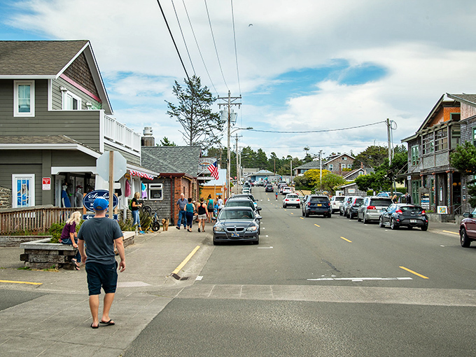 Main Street Manzanita—where small-town charm meets coastal cool. No chain stores here, just local treasures waiting to be discovered on this walkable stretch.