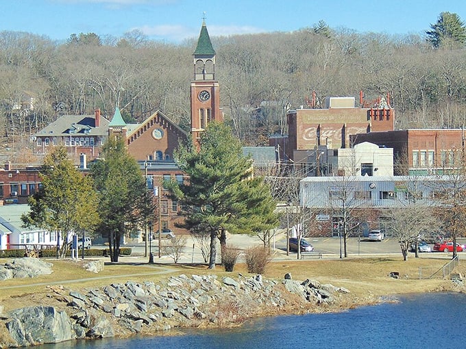 The iconic church steeple watches over Putnam like a friendly sentinel, reminding visitors they've found a place where history and affordability coexist beautifully.
