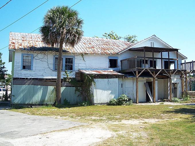 Not every Florida treasure comes with a fresh coat of paint. This weathered building tells stories that no gleaming resort ever could.