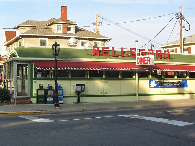 The iconic Wellsboro Diner, with its vintage Sterling diner car design, promises the kind of breakfast that makes you forget all about your diet resolutions.