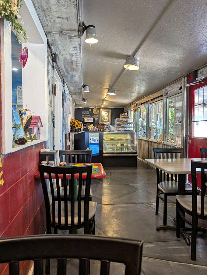 Simple, honest interiors let you focus on what matters: the food. Those red walls have heard thousands of "mmms" over the years.