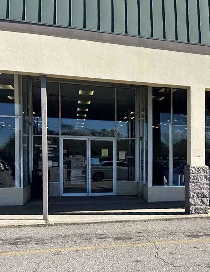Step through these doors and leave your shopping budget anxieties behind. The thrift store time machine awaits your curiosity.