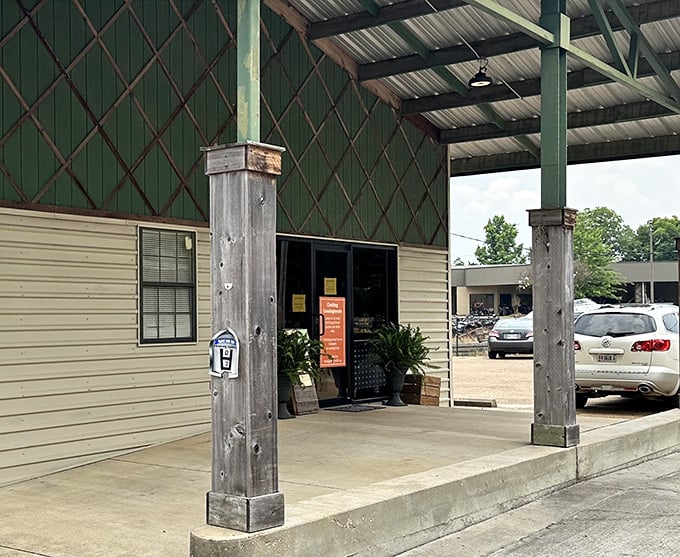 The unassuming entrance belies the wonderland within &ndash; like finding Narnia through a wardrobe, but with better shopping options.