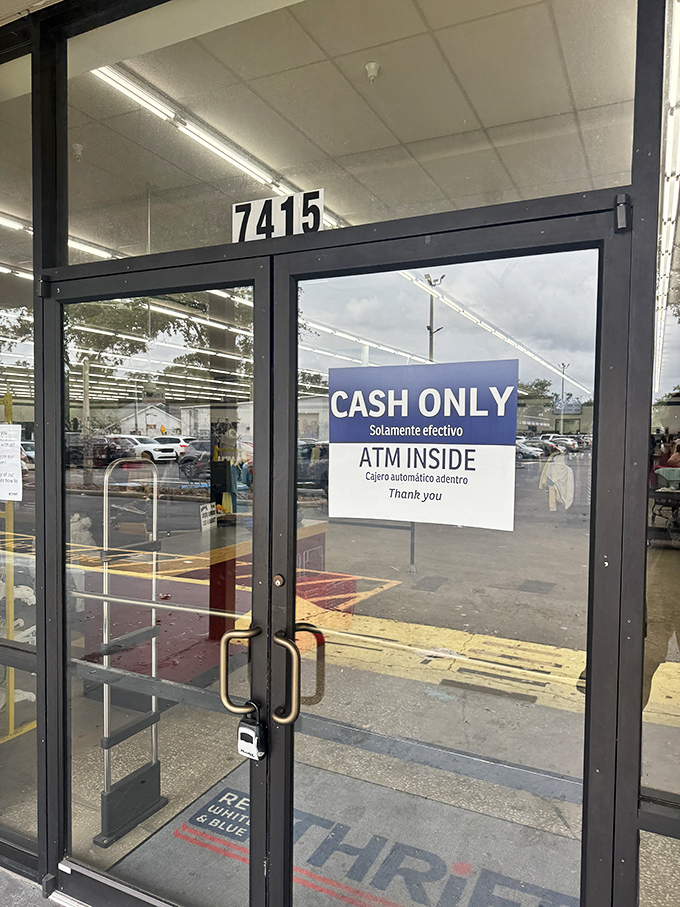 The "Cash Only" sign &ndash; a throwback to simpler times when plastic wasn't fantastic and ATMs were your emergency backup plan.