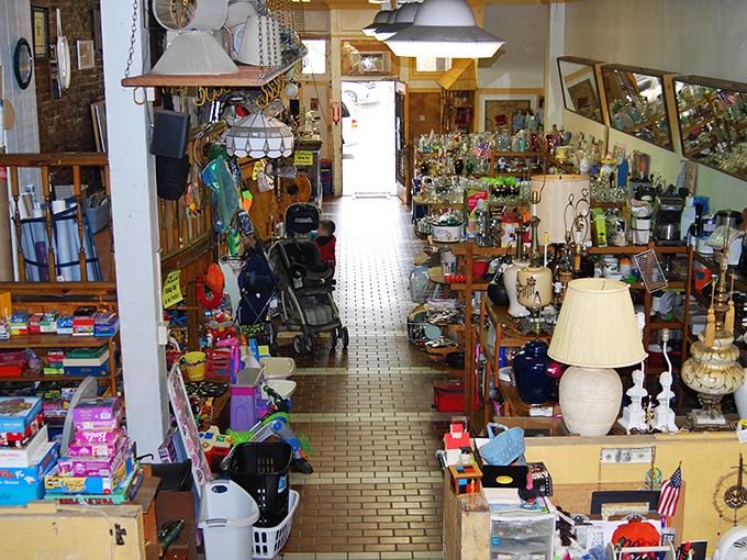 Treasure hunting begins the moment you step inside, where decades of memories line the aisles and every turn reveals a potential find.