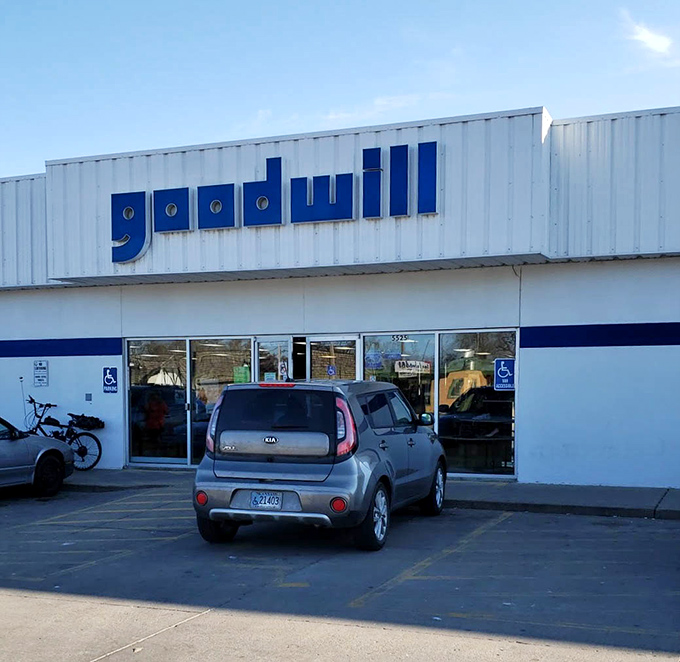 Shoppers entering this unassuming portal have no idea they're about to embark on the archaeological dig of retail therapy.
