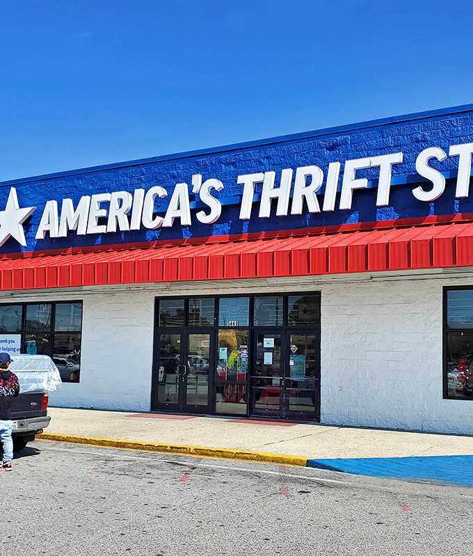 The entrance beckons with promises of retail therapy without the retail prices&mdash;like a theme park where the souvenir is finding that perfect vintage jacket.