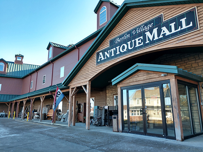 Approaching the entrance feels like stepping into a time portal disguised as a country barn &ndash; those glass doors are the gateway to thousands of memories waiting to be rediscovered.