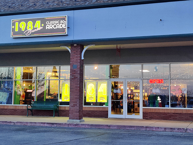 This isn't your average strip mall entrance &ndash; it's the gateway to bargain-hunting glory in the Ozarks.