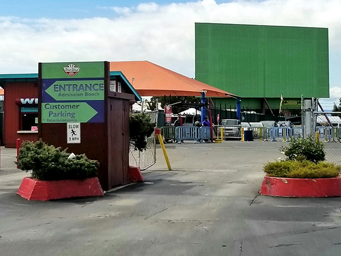 The gateway to bargain paradise beckons with its colorful signage&mdash;like the pearly gates for thrift shoppers, minus the harps.