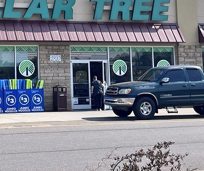 The entrance beckons with its stone facade and signature logo, like the gateway to a wonderland where Washington goes further than anywhere else.