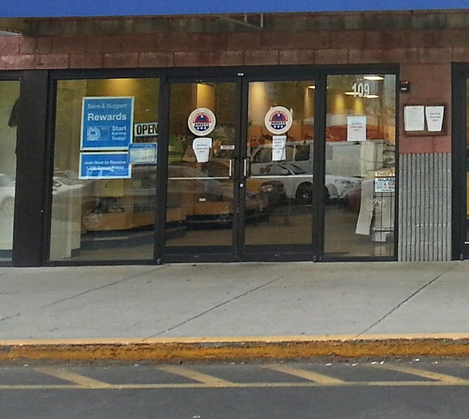 Step through these doors and kiss your afternoon goodbye. The rewards program sign is just a formality&mdash;the real reward is what you'll discover inside.