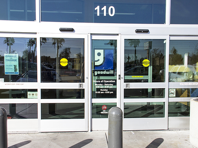 Where Vegas visitors chase jackpots on the Strip, locals find their winnings under this familiar blue awning.