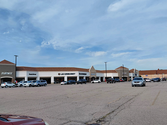 Blue skies and bargains&mdash;a perfect Michigan day for outlet shopping. The sprawling storefronts beckon with promises of designer deals.