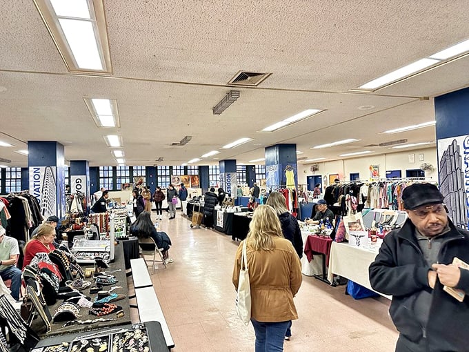 The indoor section offers climate-controlled treasure hunting when Mother Nature decides shopping shouldn't be an extreme sport.