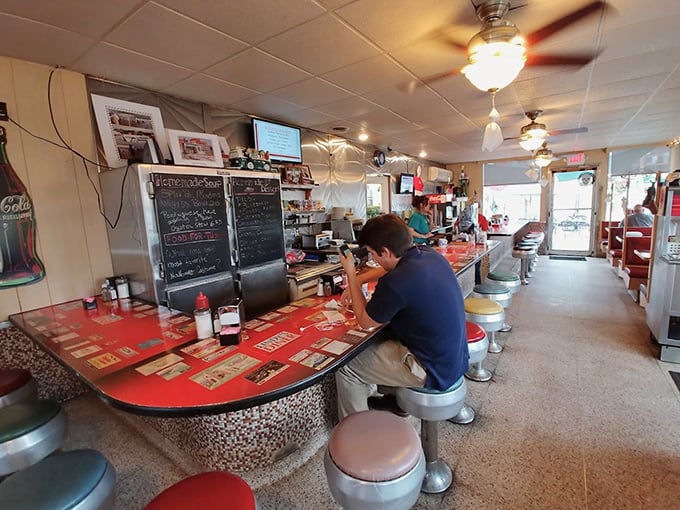 Counter culture at its finest&mdash;where regulars perch on swivel stools, solving the world's problems one coffee refill at a time.