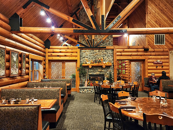 Step inside and the walls tell stories: vintage posters, mounted trophies, and wooden beams create that perfect "been here forever" vibe that no corporate chain can replicate.