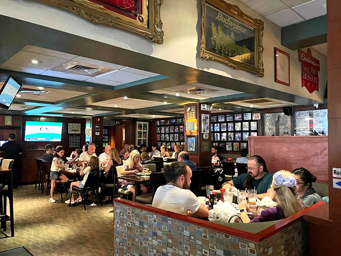 Inside, the tavern hums with life&mdash;families, friends, and fried clam pilgrims gathering where comfort meets genuine hospitality every single day.