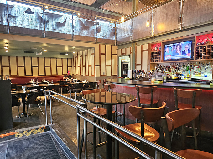 Step inside to a two-story oasis where modern design meets Thai tradition. That bar isn't just serving drinks&mdash;it's serving liquid happiness.