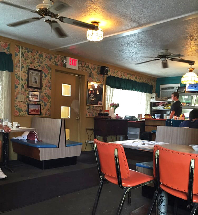 Step inside and time travel to when floral wallpaper and orange vinyl chairs weren't retro&mdash;they were just Tuesday. This isn't manufactured nostalgia; it's the real deal.