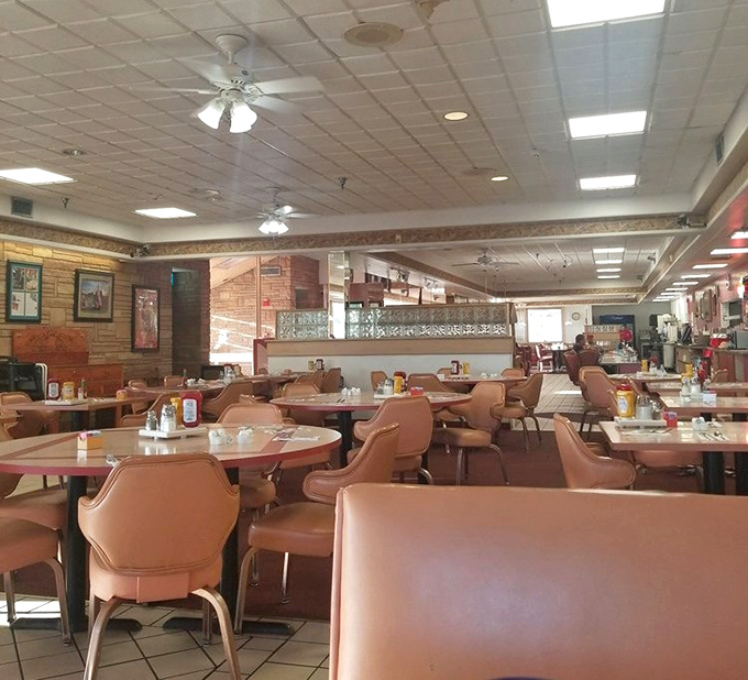 Inside Ray's, time stands deliciously still. Wood paneling, vintage memorabilia, and tables that have hosted decades of satisfied diners tell stories between bites.