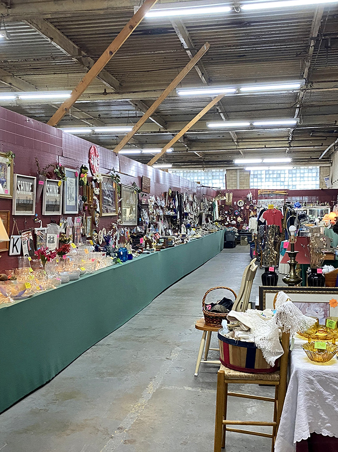 Endless aisles of possibility &ndash; where one person's castoffs become another's conversation pieces. 