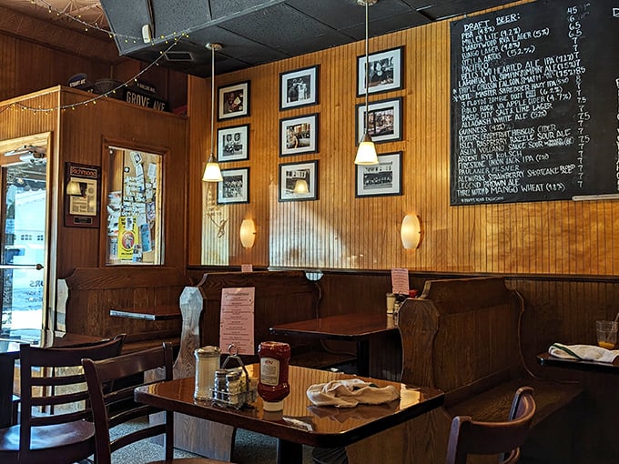 Inside Joe's Inn, wood-paneled walls adorned with framed memories tell stories of Richmond's past while the chalkboard menu promises Italian-American classics that never disappoint.